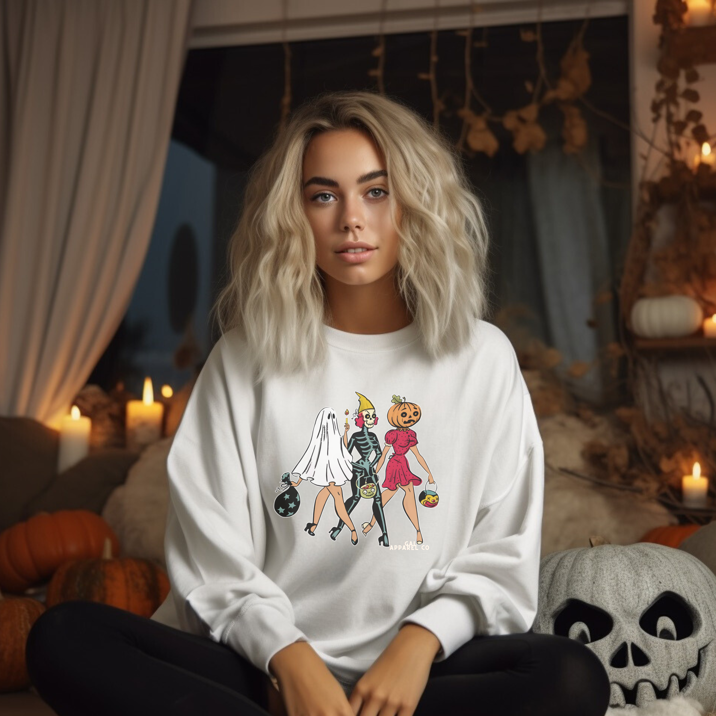90s halloween retro ghouls design – Gunpowder and Lace Boutique Nac